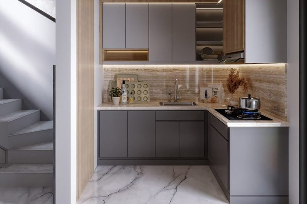 Inspirasi Desain Dapur Minimalis Modern Ukuran Kecil yang Menawan – The ...